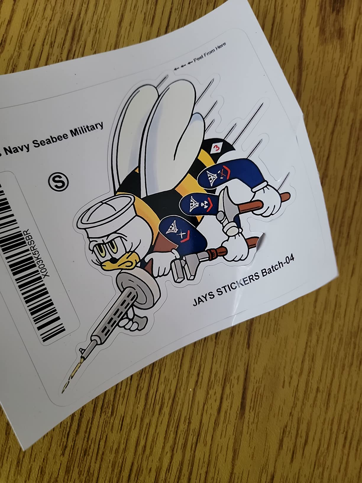 Amazon.com: Us Navy Seabee Military - Sticker Graphic - Auto, Wall ...