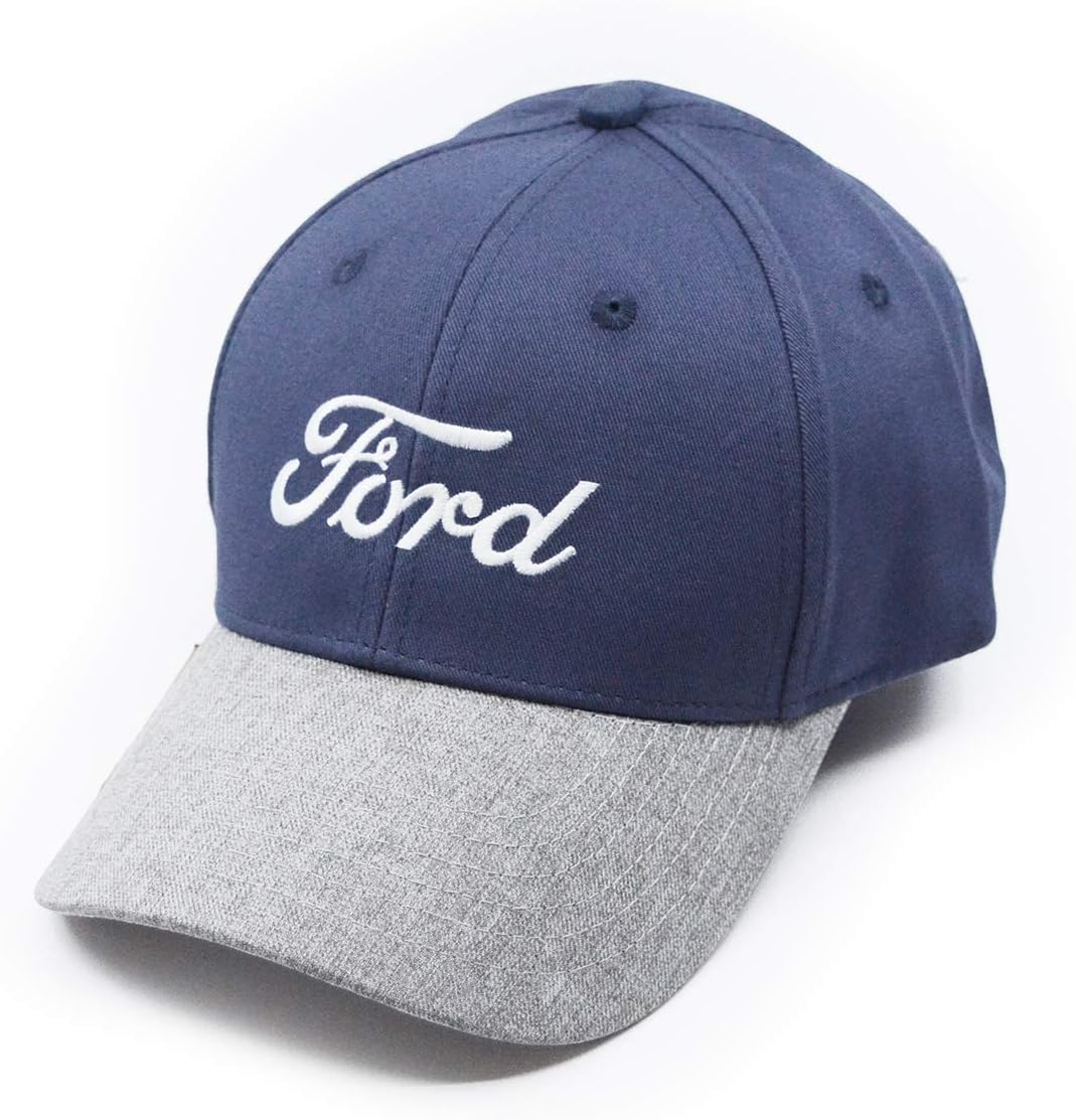 Amazon.com: CFS Ford Racing Hat for Men - Blue Gray Ford Baseball Cap ...