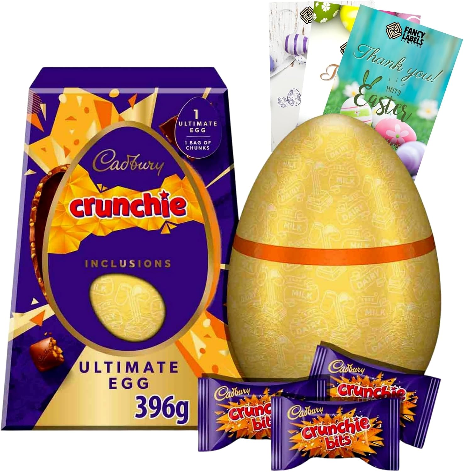 Chocolate Easter Egg 1x Crunchie Inclusions Ultimate Milk Chocolate ...