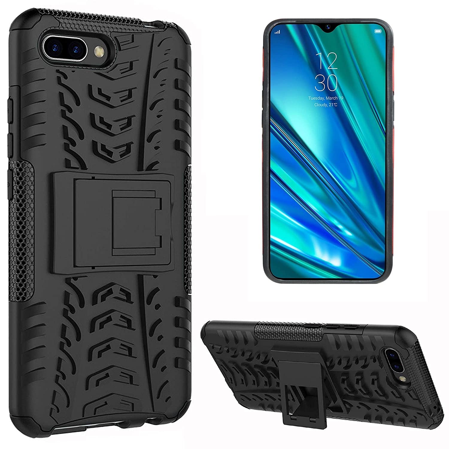 COVERNEW Hybrid Armor Design Detachable and Stand-Up Feature Dual Layer ...