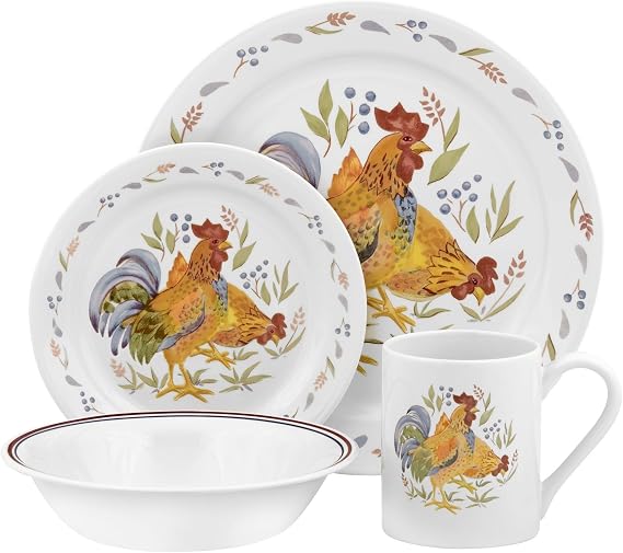 Amazon.com | Corelle Impressions 16-Piece Set - Service for 4 ...