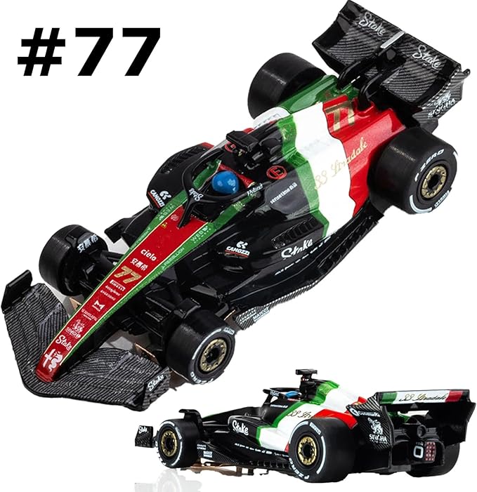 Amazon.com: AFX 22080 Alfa Romeo F1 Monza Valtteri Bottas HO Slot Car ...