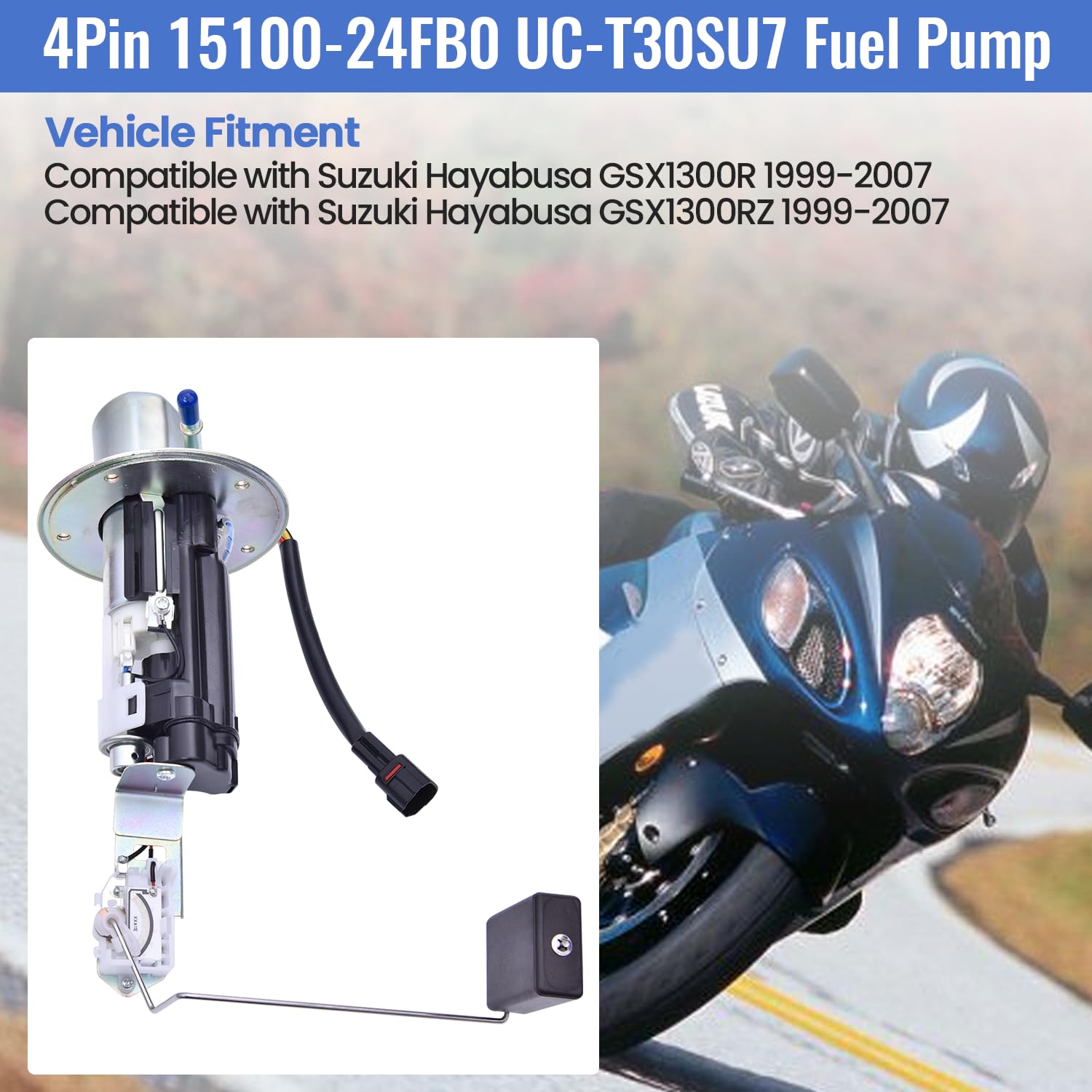 Snapklik.com : Farpida 4-Pin 15100-24FB0 UC-T30SU7 Fuel Pump Module ...