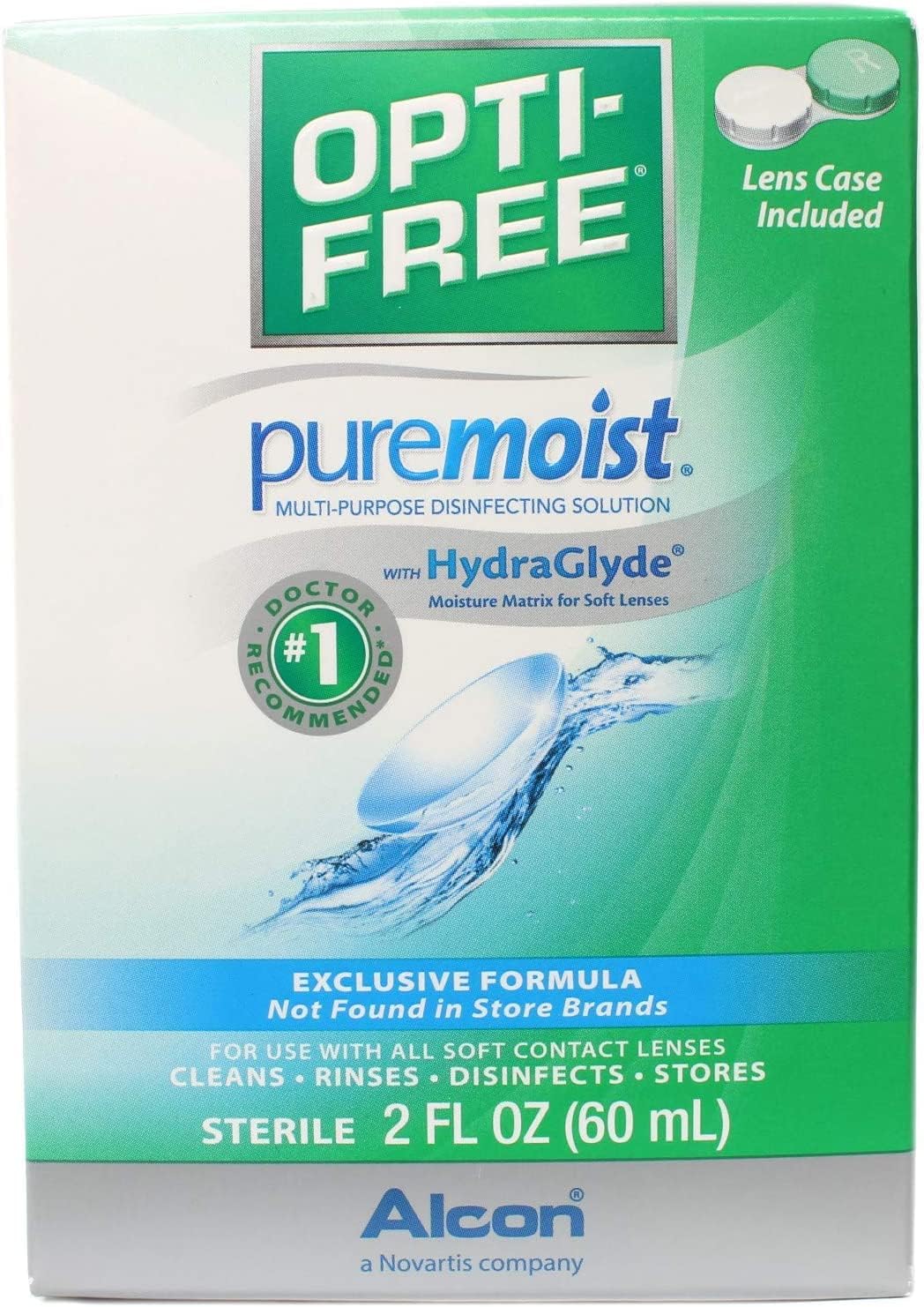 Amazon.com: Opti-Free Puremoist Multi-Purpose Disinfecting Solution - 2 ...