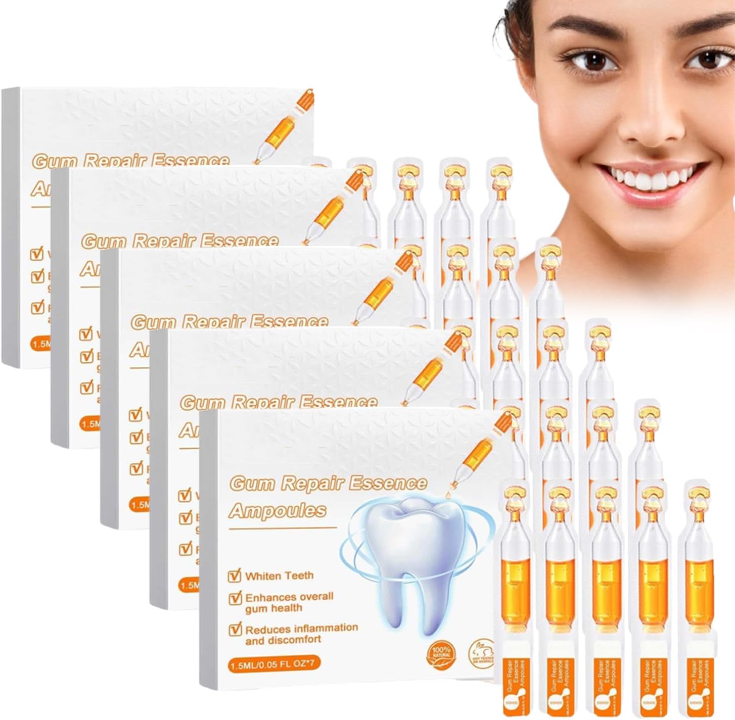 Amazon.com : Cvreoz Gum Repair Treatment Ampoules, New Gum Repair ...