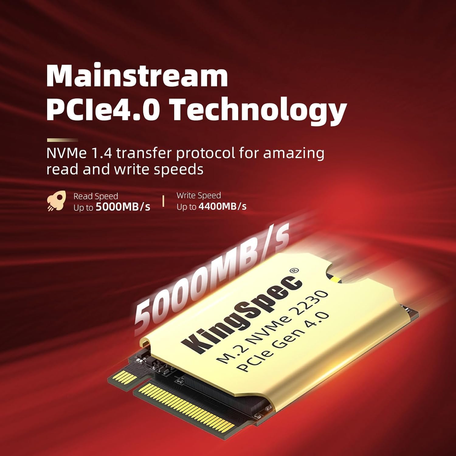 Snapklik.com : 2TB 2230 NVMe Gen4x4 M.2 SSD - 5000MB/s Read, Heat ...