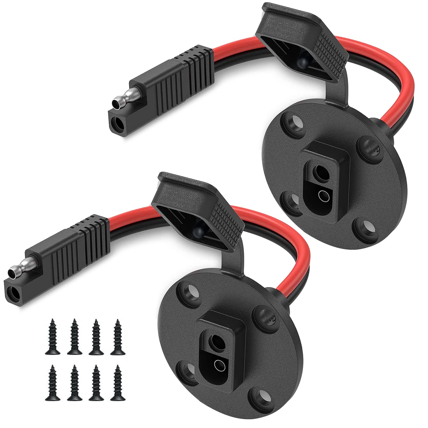 Snapklik.com : JYFT 12AWG SAE Power Socket Sidewall Port Connector ...