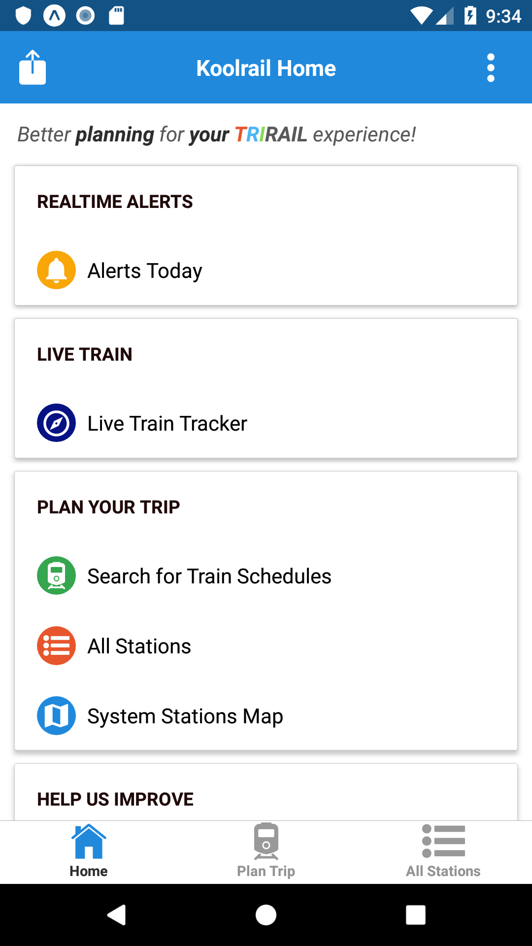 Koolrail - The Tri Rail App Today - App on Amazon Appstore