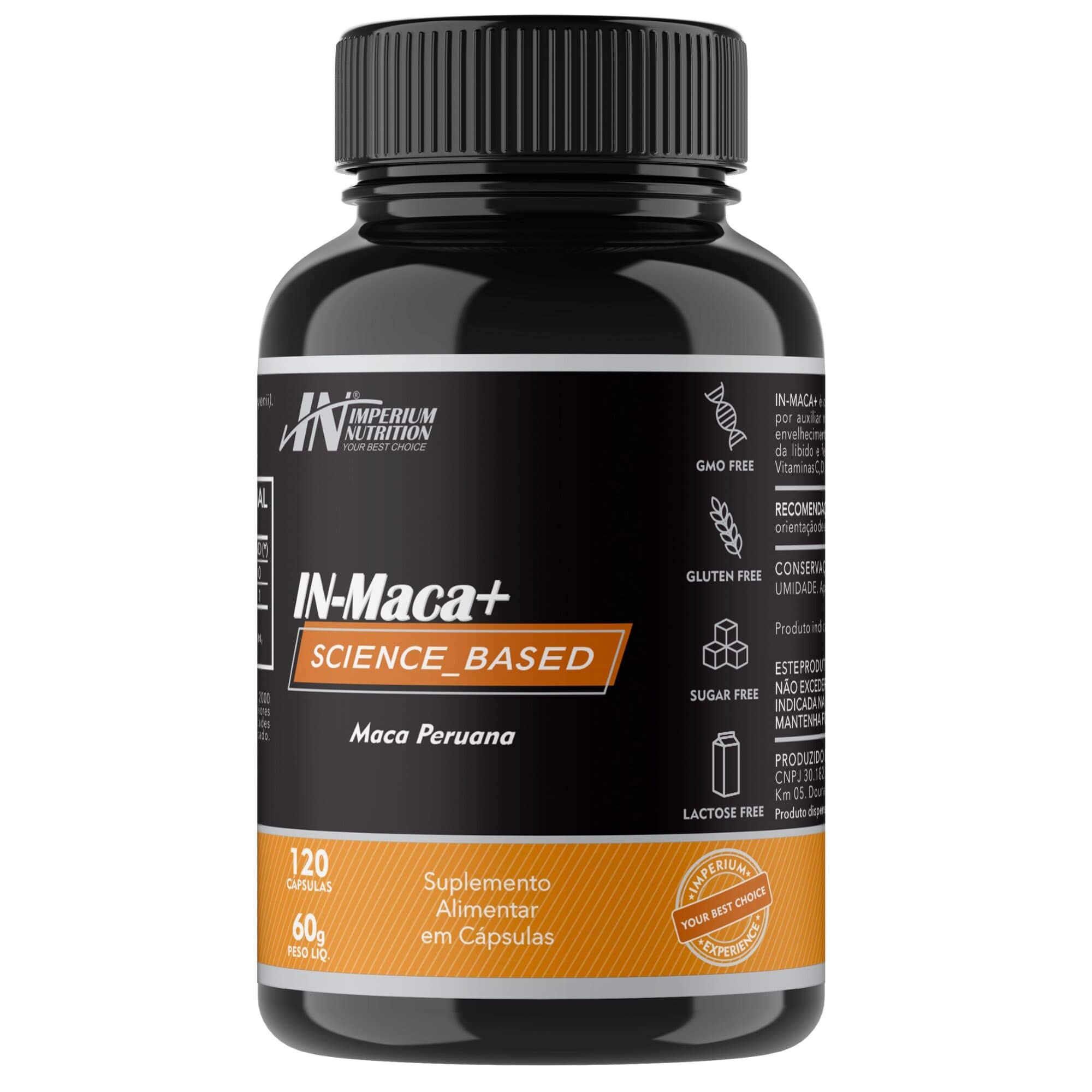 Maca Peruana 2000mg (IN-Maca+ 120 Cápsulas) - Para Homens e Mulheres ...