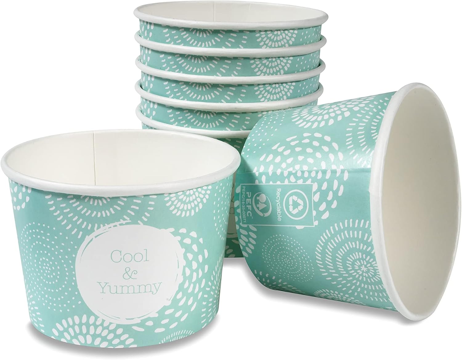Take Away Supplies LTD Paper Ice Cream Tubs/Cups,Three Scoop(260ml) Ice ...