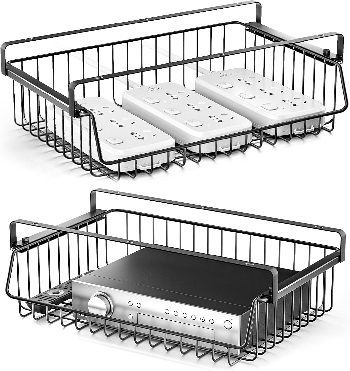 Amazon.com: ADWOLT Under Desk Storage Shelf Drawer 1 Pack No Drill ...