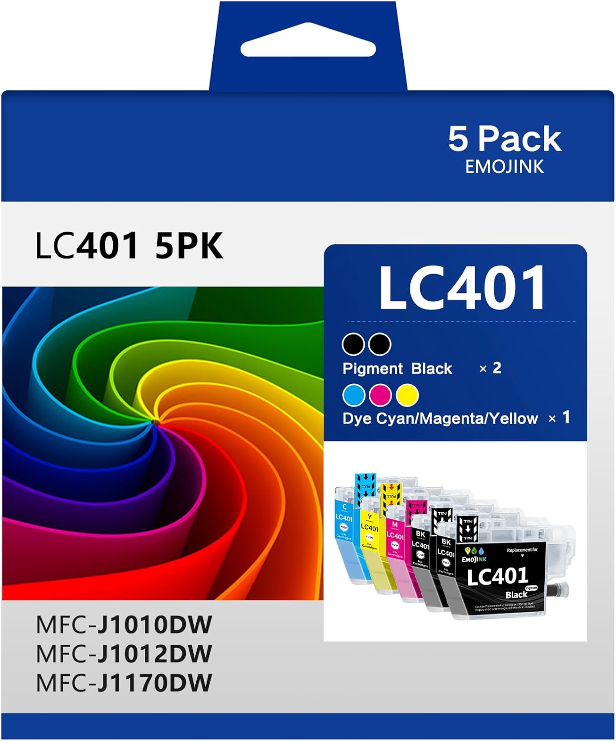 Amazon.com: LC401 for Brother LC401 Ink Cartridges Compatible for ...