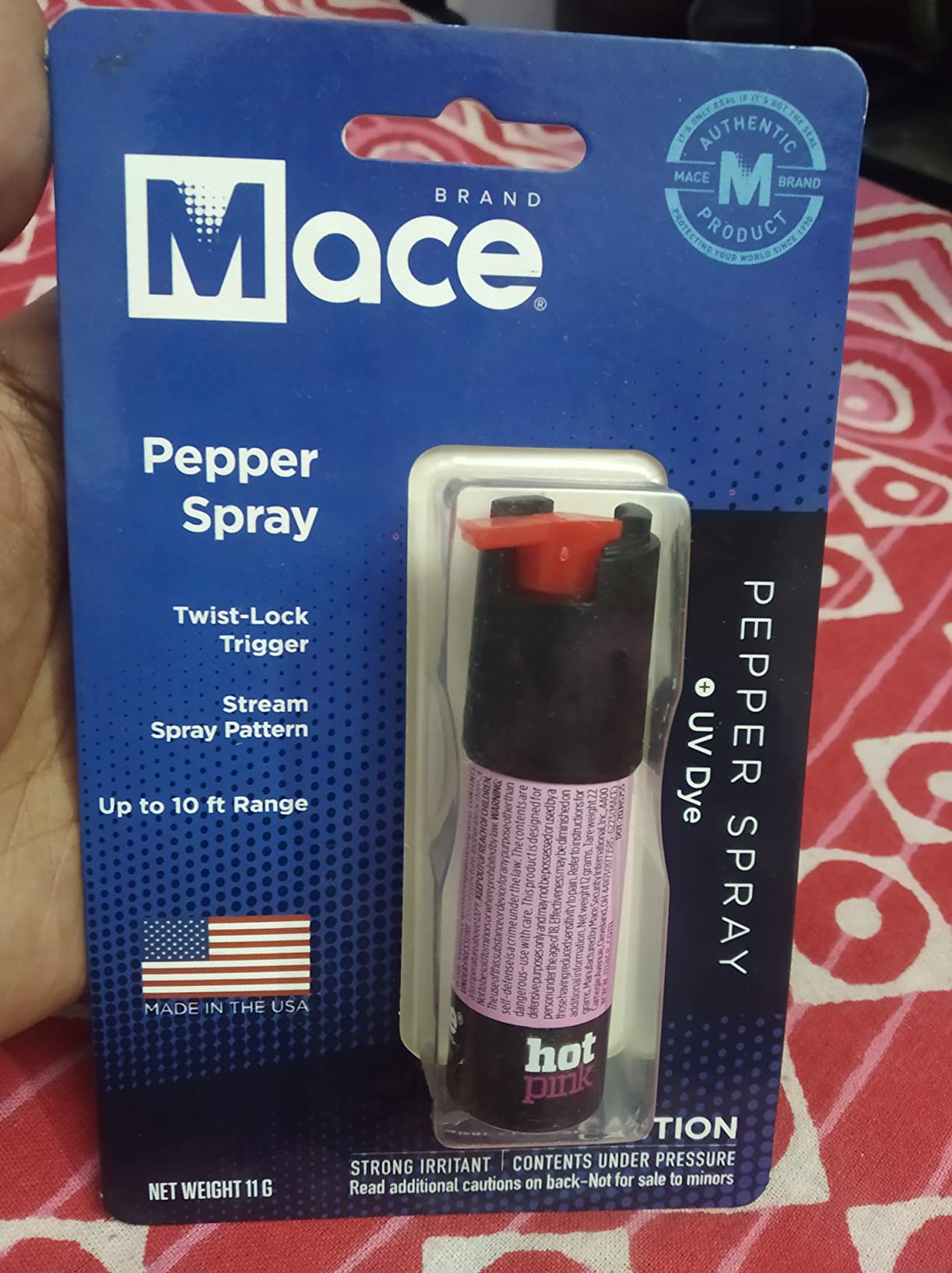 Mace Pepper Spray Twist Lock Self Defense Pepper Spray | Shoots Pepper ...
