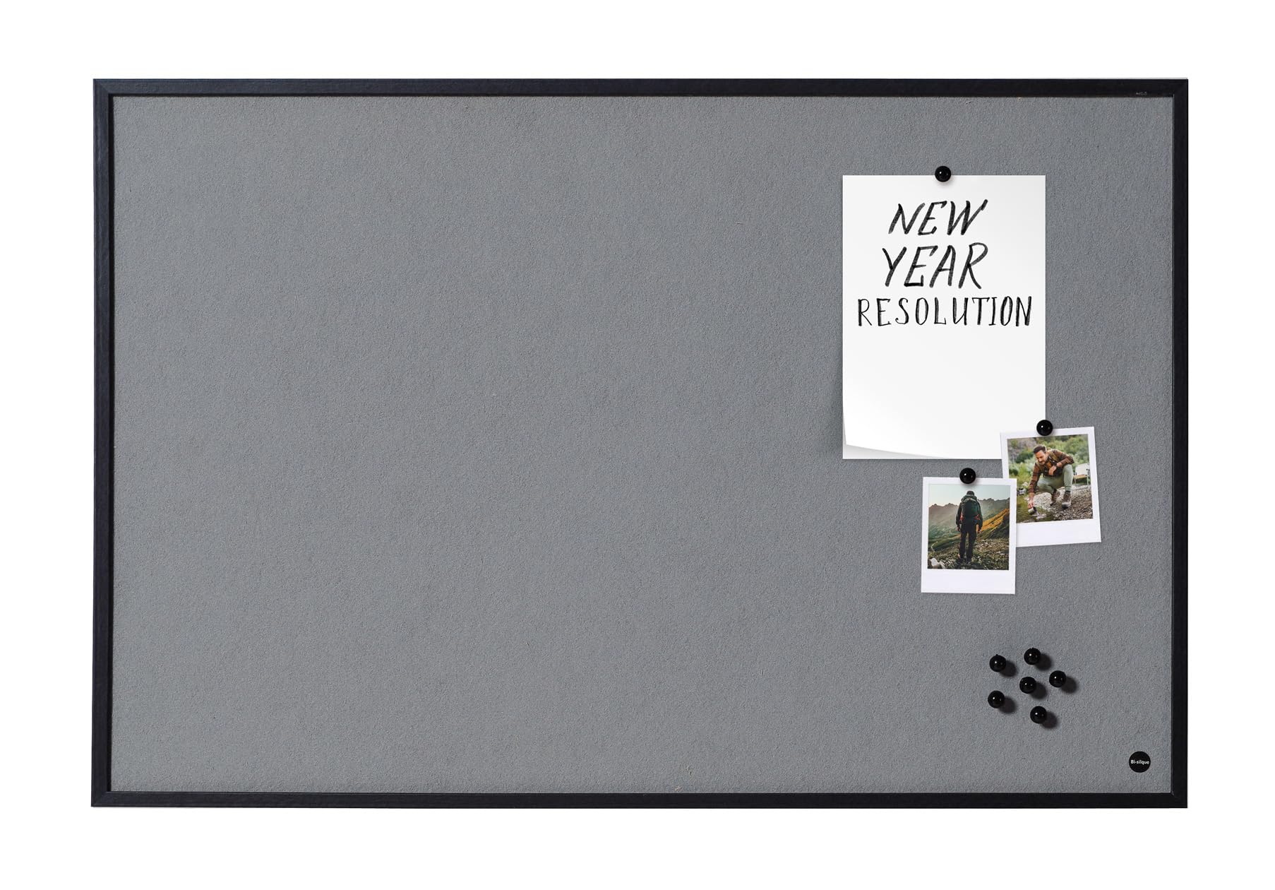 The Notice Board Slimline Cara Lockable Notice Board With Title Plate