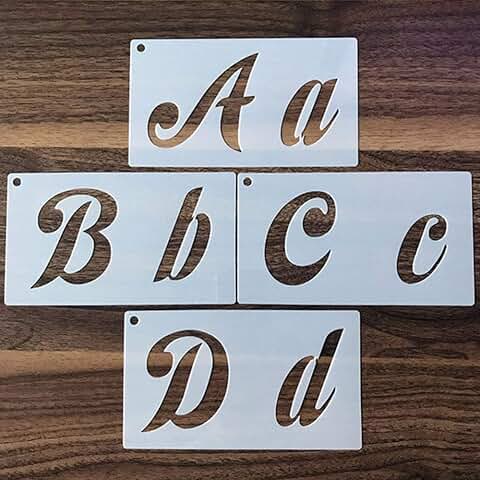 Amazon.co.uk: large letter stencils for signs