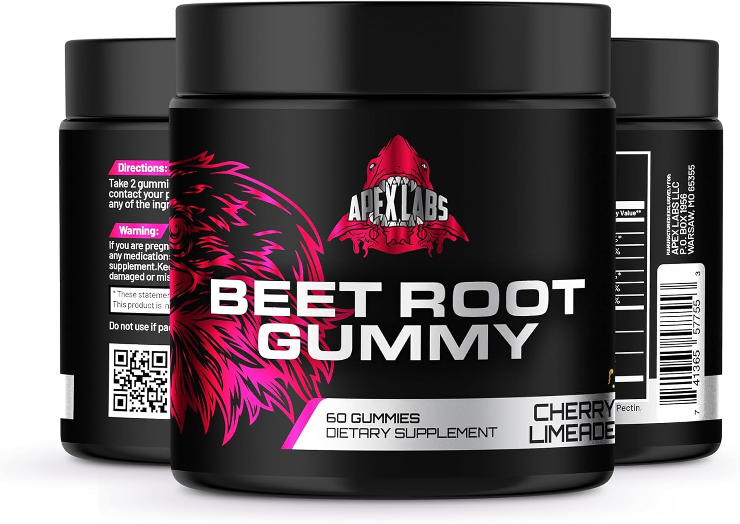 Amazon.com: Apex Labs Beet Root Gummies - Super Nitric Oxide Beets ...