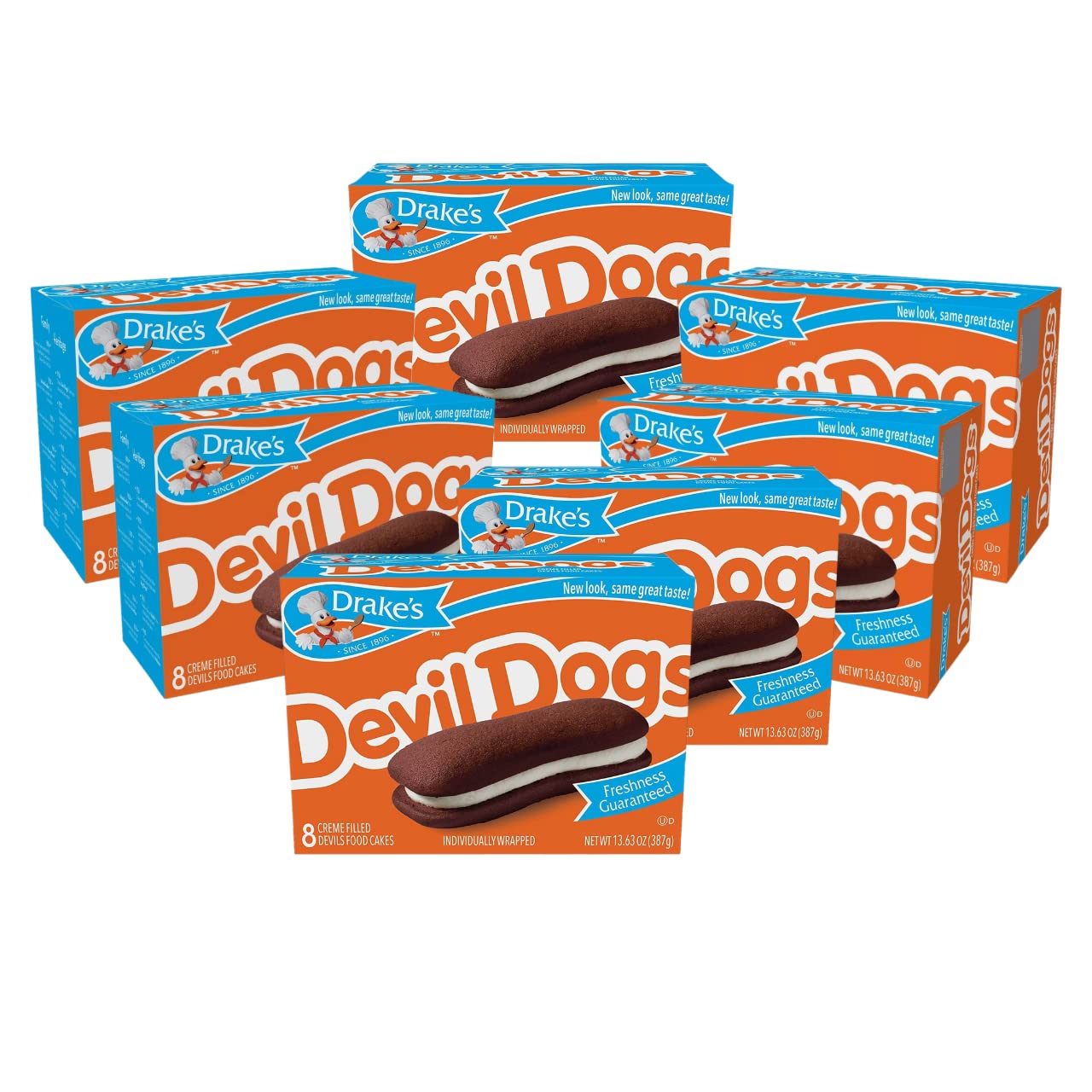 Drake's Devil Dogs, 95.41 oz, 7 Boxes + Free Shipping