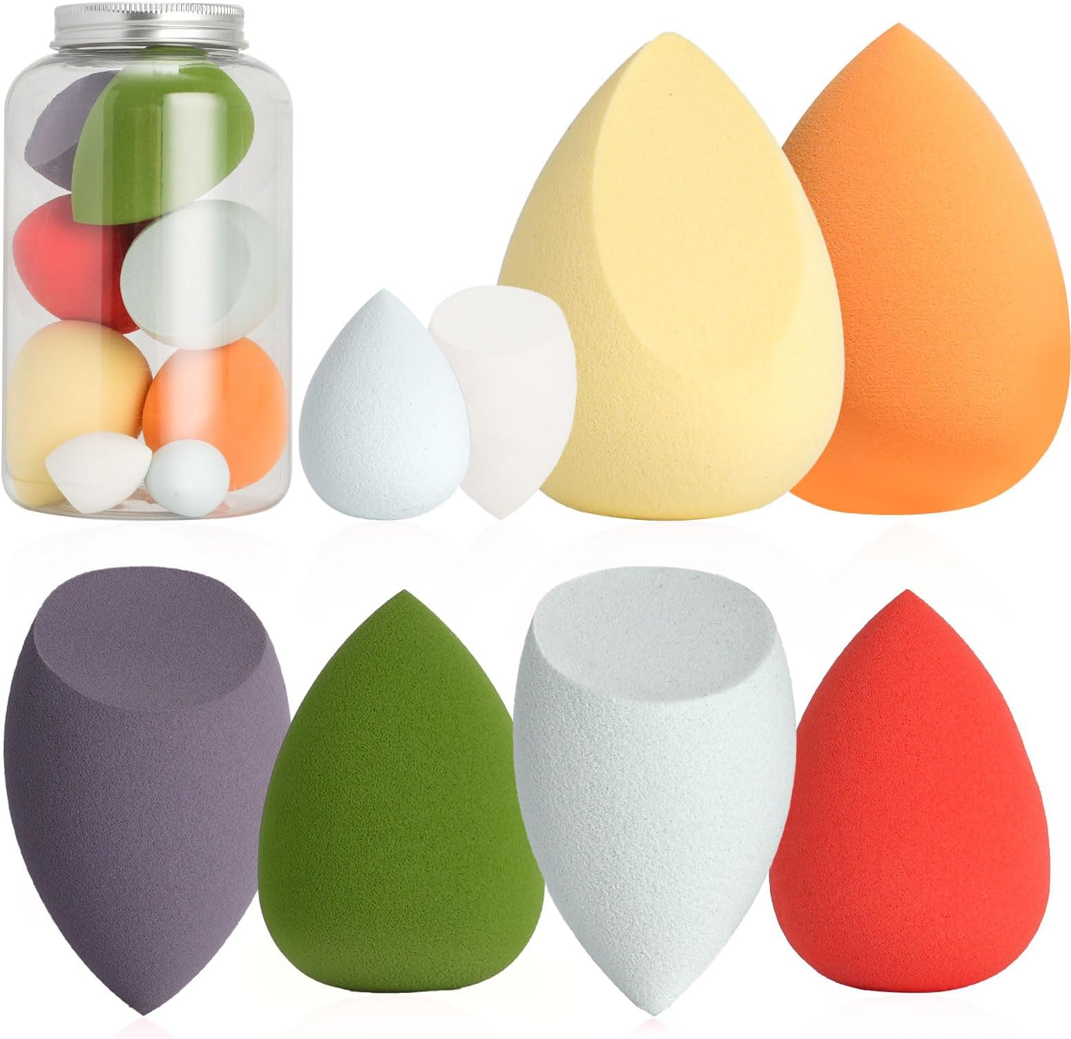 Amazon.com : COSTICA Makeup Sponge Sets, 8 Pcs Beauty Blender Sponge ...