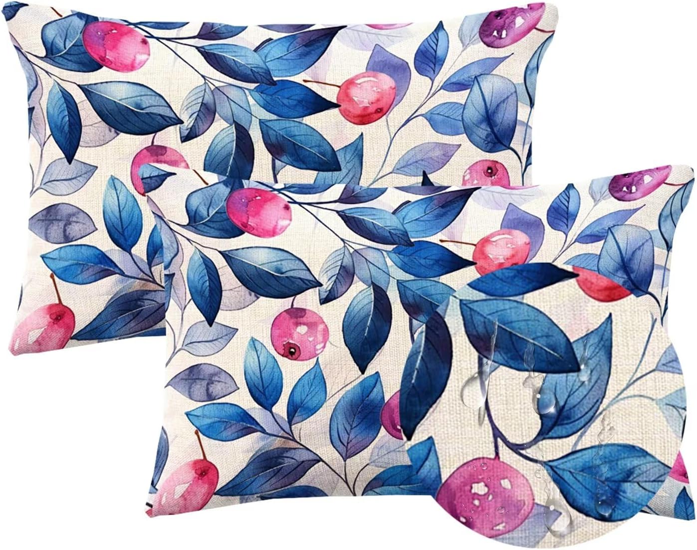 Kissenbezug 50x70cm Outdoor Kissen Wetterfest Pillow Case Einfachheit ...