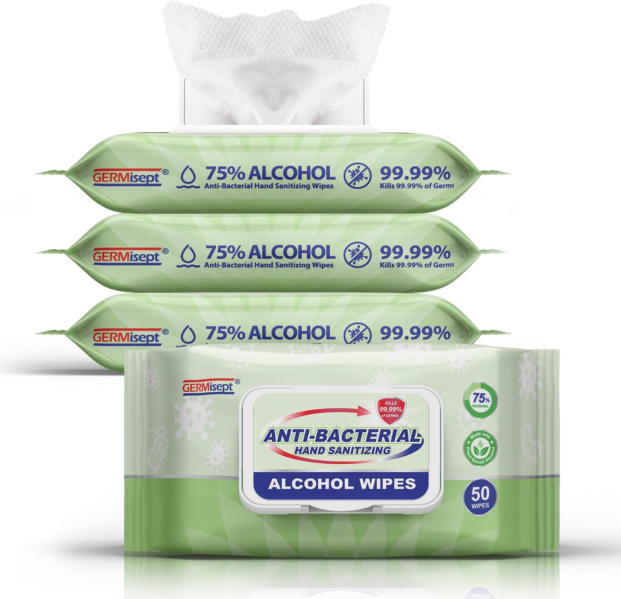 Amazon.com: Advanced 75% Alcohol Antiseptic Hand Sanitizer Multipurpose ...