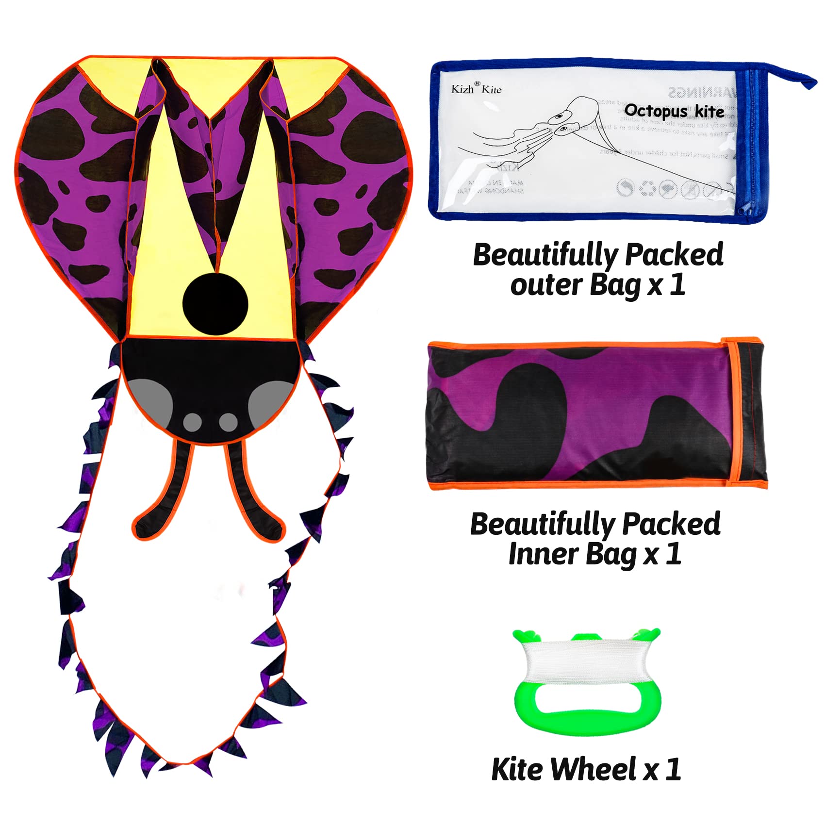 Snapklik.com : Kite Giant 3D Ladybug Frameless Soft Parafoil Kites For ...