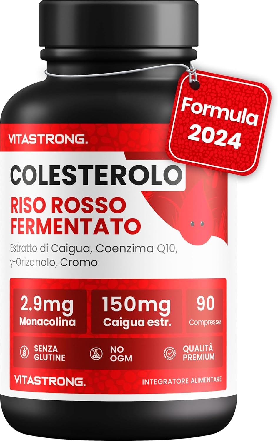 Integratore Metabolismo COLESTEROLO - Riso Rosso Fermentato Colesterolo ...