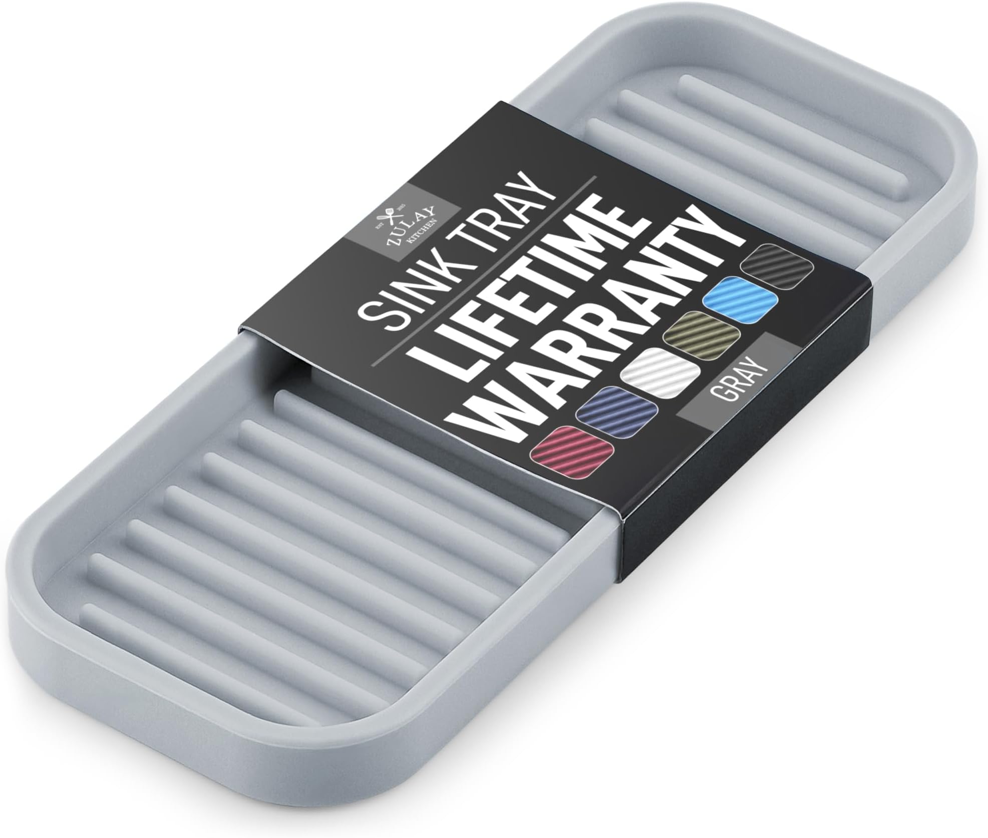 Amazon.com: Baflan Silicone Sponge Holder (Pack of 2 Sizes) - Kitchen ...