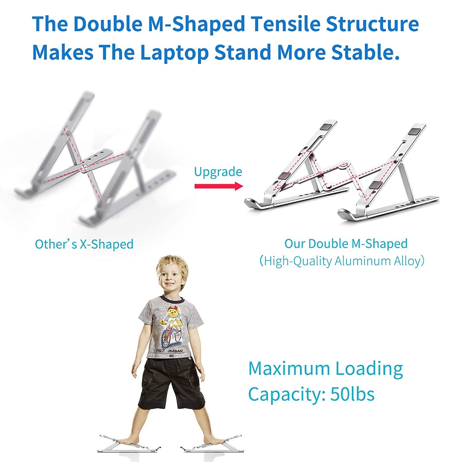 Buy Nistha Laptop Stand, Portable & Foldable Riser Computer Stand ...