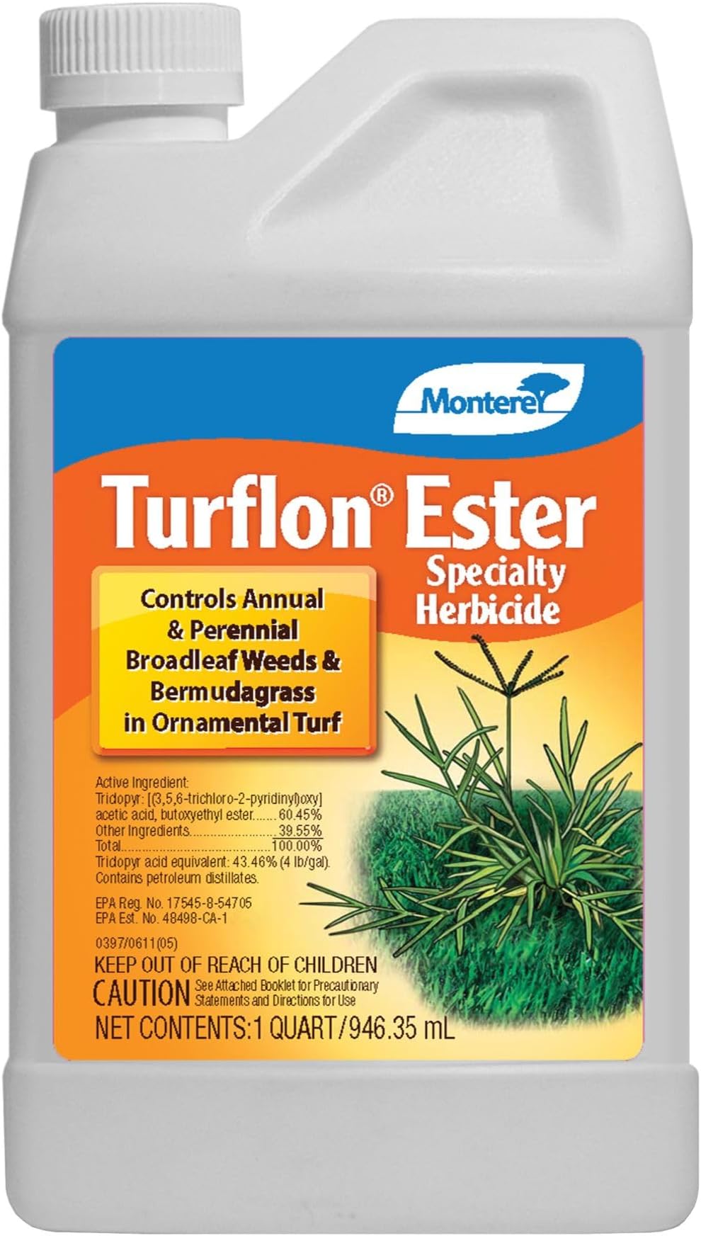 Amazon.com : Dow AgroSciences Turflon Ester Ultra Herbicide 1 Gallon ...