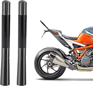 Amazon.com: 2Pcs Motorcycle Antenna Replacement for Harley Davidson ...