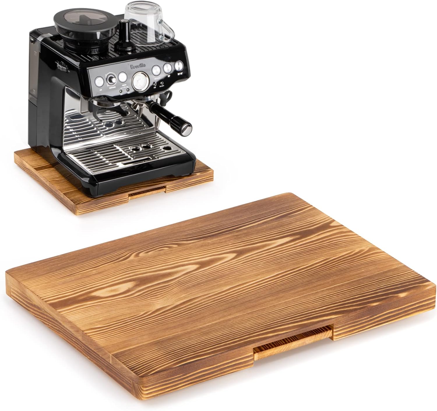 Amazon.com: ANBOXIT Appliance Slider, Wooden Sliding Tray for Coffee ...