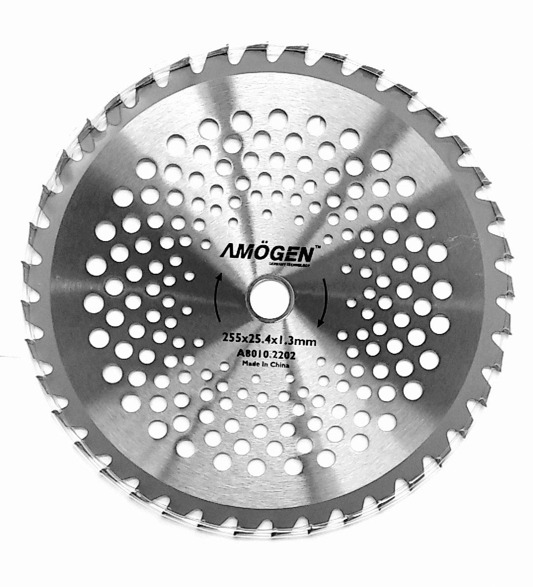 Amazon.com: Brush cutter blade 10"x40T Carbide Tip Blade with Washer ...