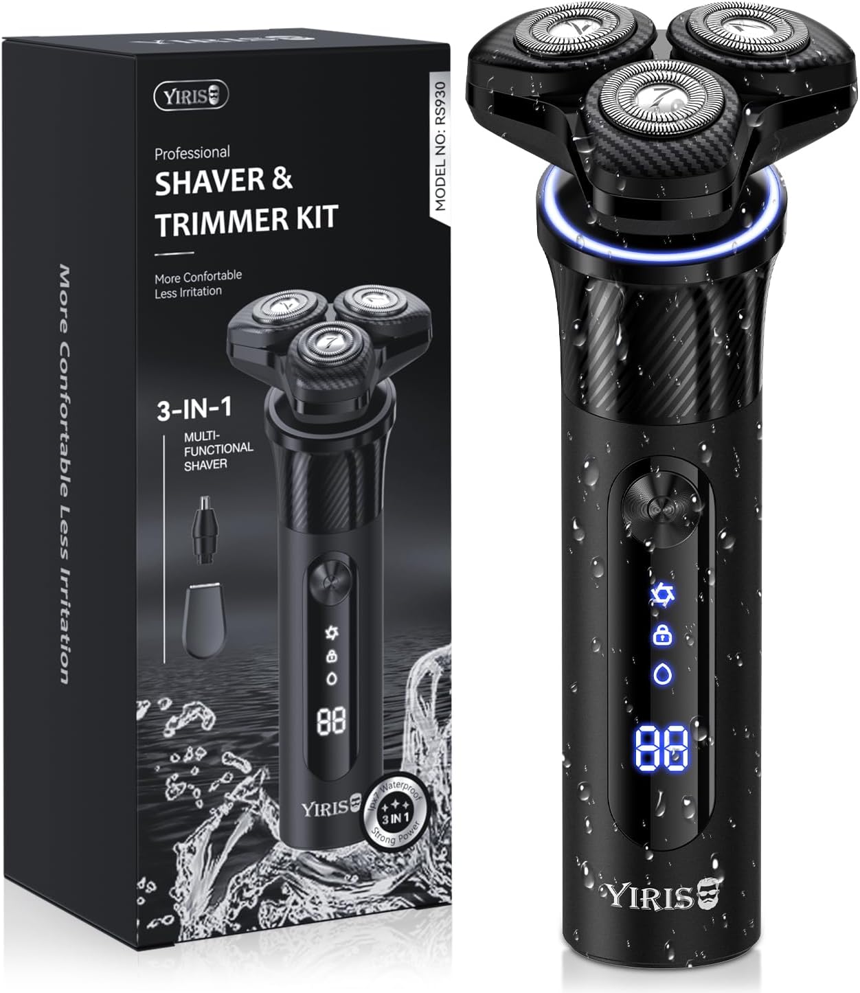 Amazon.com: Electric Razor for Men, Electric Shavers for Men, USB-C ...