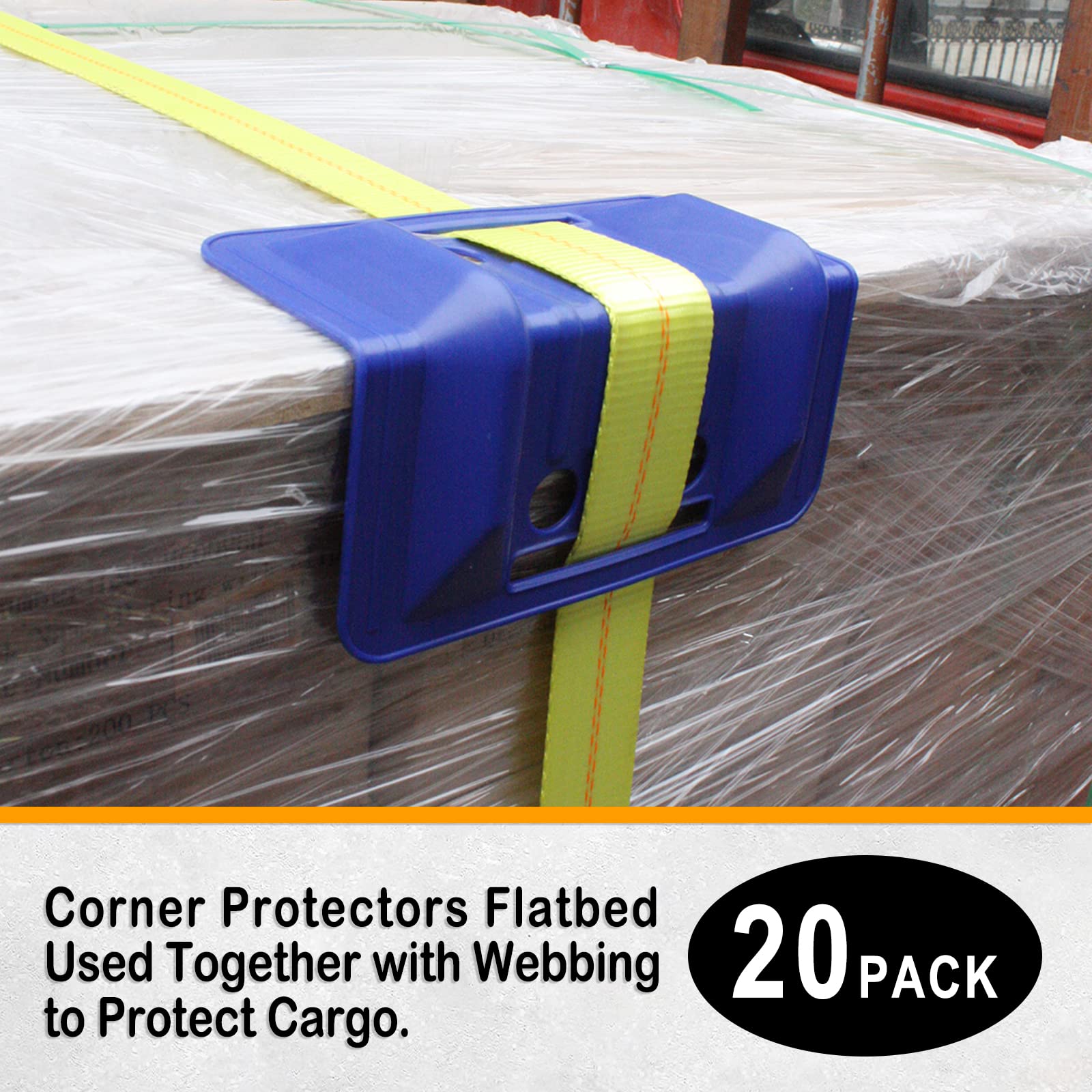 Snapklik.com : ENJ Flatbed Edge Protectors For Cargo Loads Corner ...
