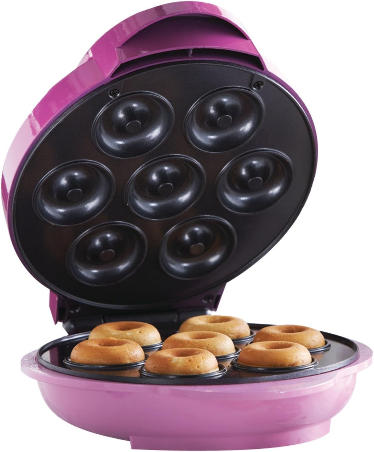 Amazon.com: Brentwood TS-250 Mini Donut Maker Machine, Non-Stick, Pink ...
