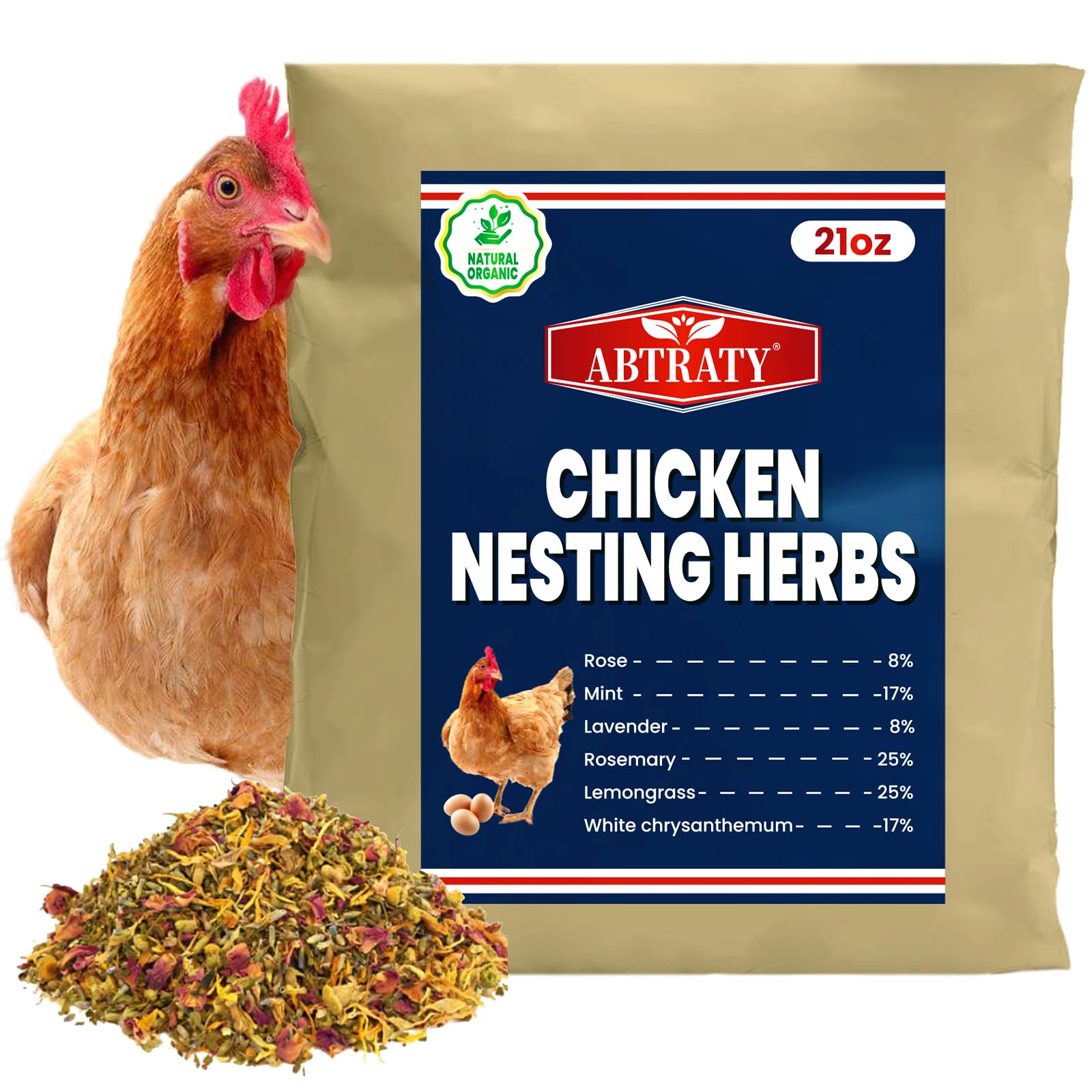 Amazon.com: Chicken Nesting Herbs 21 Oz Natural Poultry Herbs in 6 ...