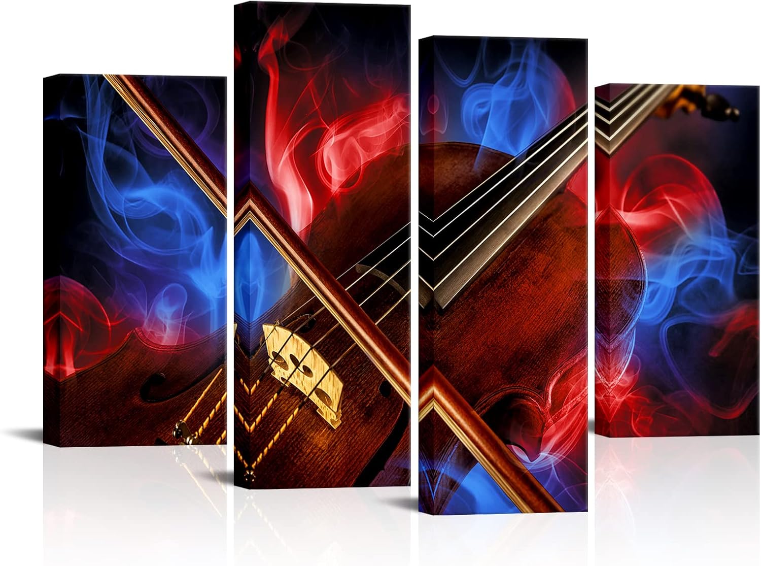Amazon.com: Nachic Wall Violin Canvas Wall Art Music Picture Art Print ...