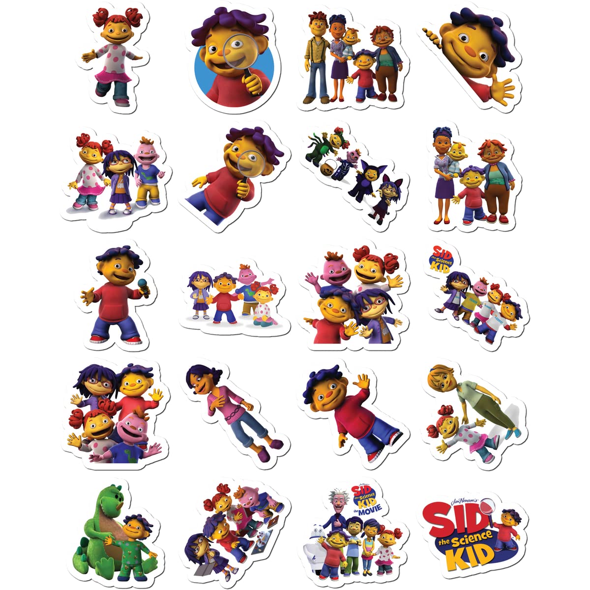 Amazon.com: Stickers Pack 20 Pcs Sid Laptop The Waterproof Science ...