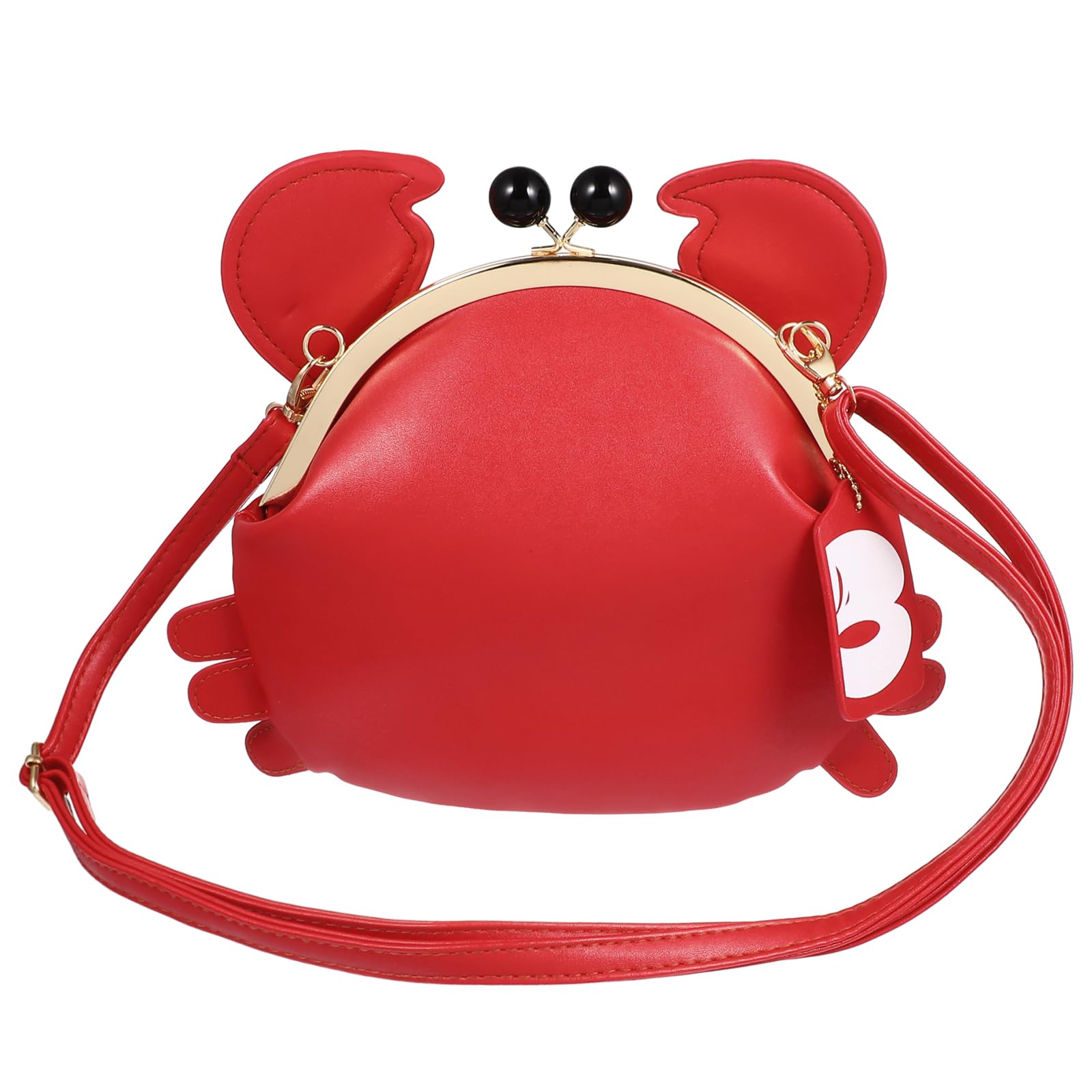 Crab Satchel Handbag Novelty Crab Clasp Clutch Purses Animal Cross Body ...