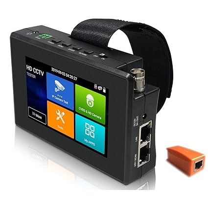EVERSECU 5 in 1 CCTV Tester Support Upto to 4K IP Camera and 720P/1080P ...