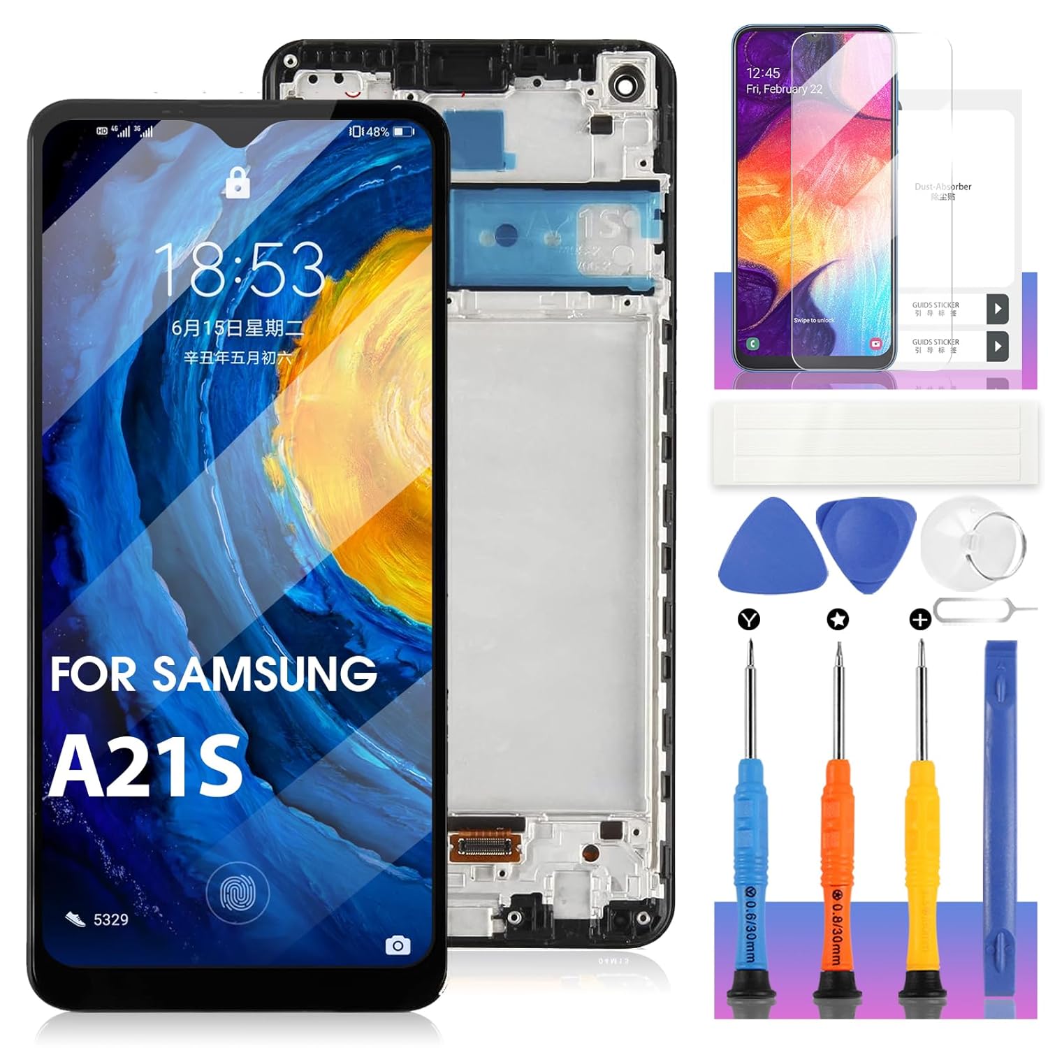 ARSSLY Original for Samsung Galaxy A21S Screen Replacement for Galaxy ...