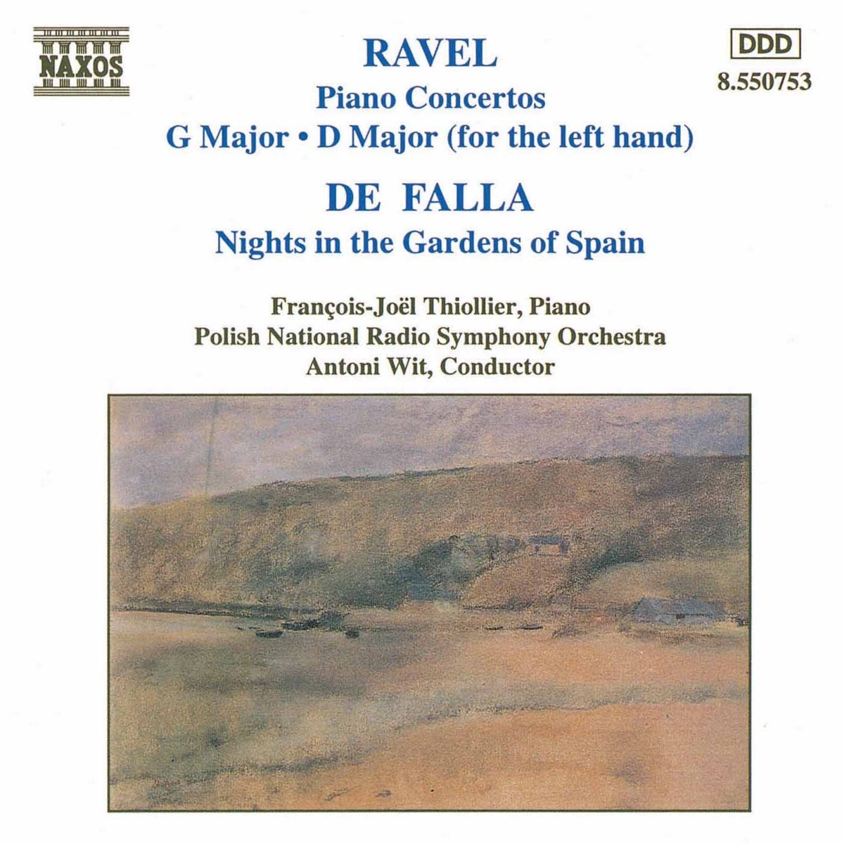 Amazon.com: Ravel: Piano Concerto in G / Concerto in D for piano left ...