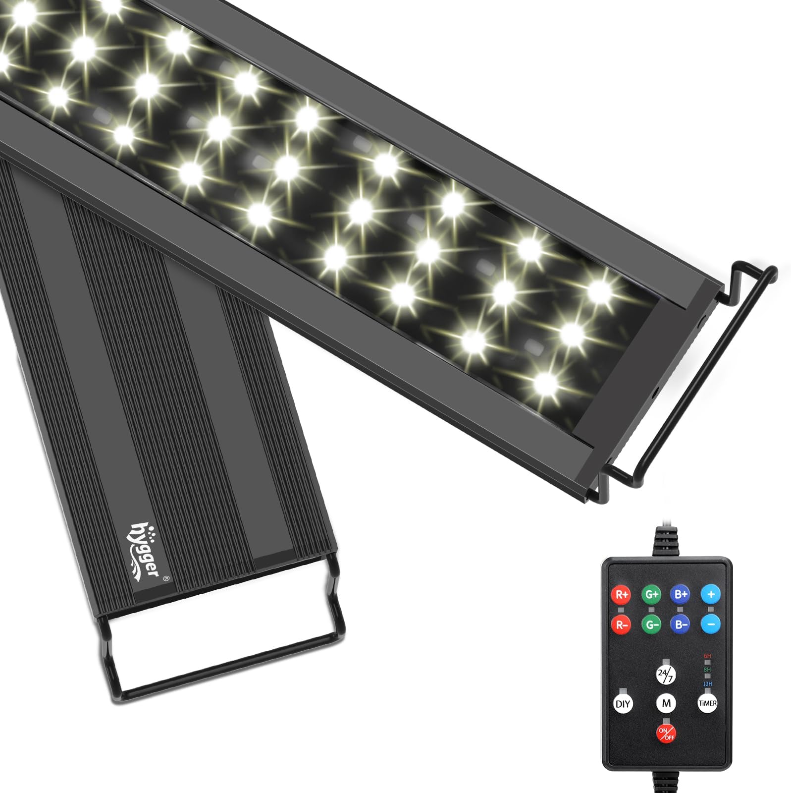 Amazon.com: QLIFE Full-Spectrum LED Aquarium Light: 24/7 Lighting Cycle ...