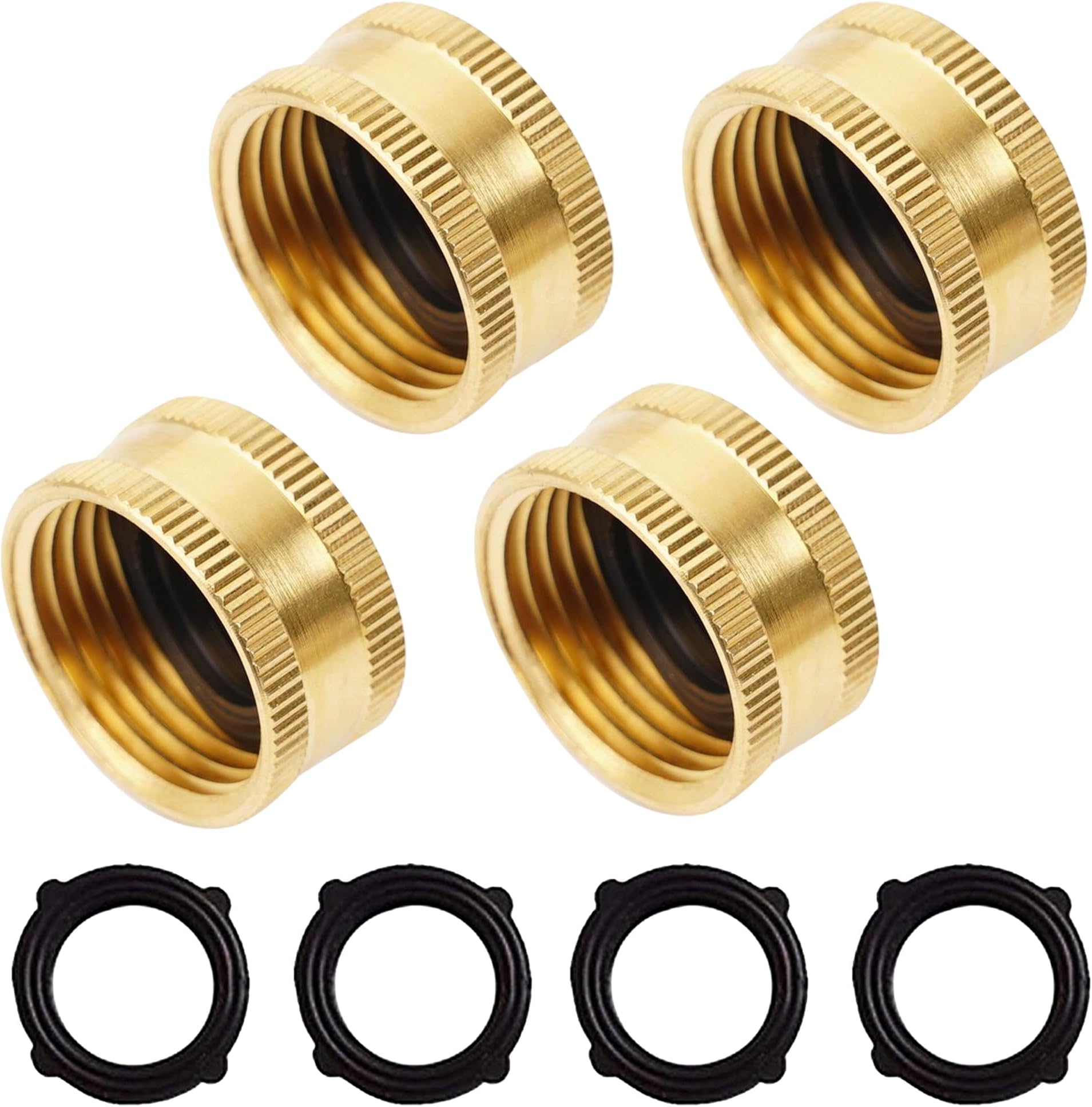 (Pack of 10) Brass 3/8'' Compression valve Cap Fitting for Sink Shut ...