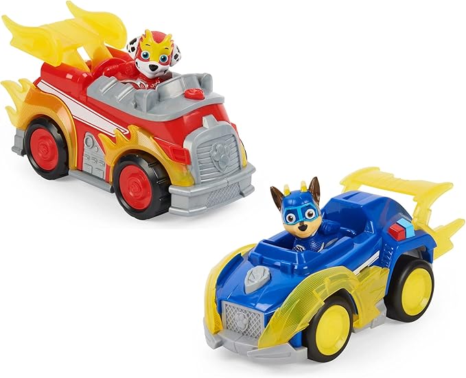Amazon.com: Paw Patrol Mighty Pups Super Paws Deluxe Vehicle with ...