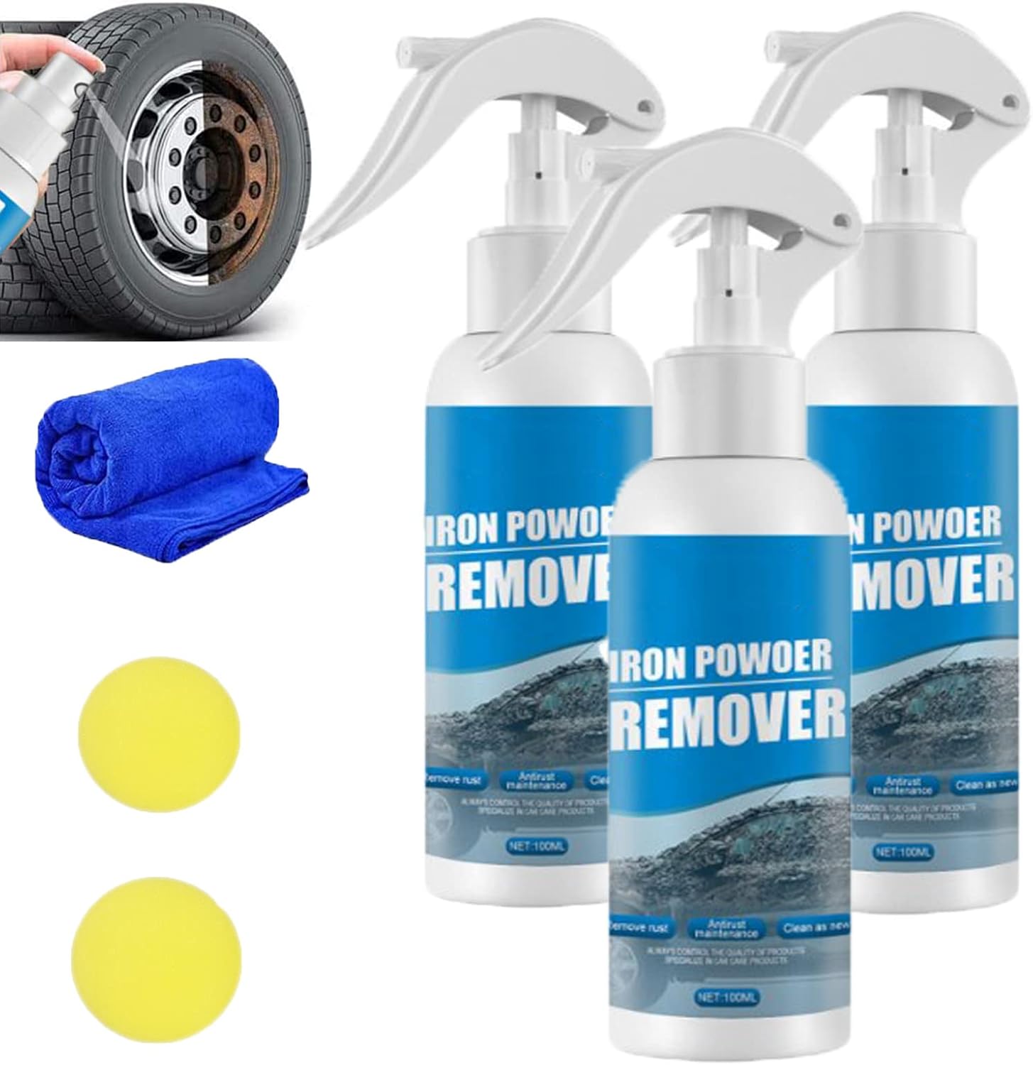 Amazon.com: ZMPDJG Car Rust Removal Spray, Car Rust Remover Rust ...