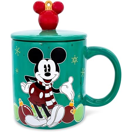 Amazon.com | Disney Santa Mickey Mouse Mug: Coffee Cups & Mugs