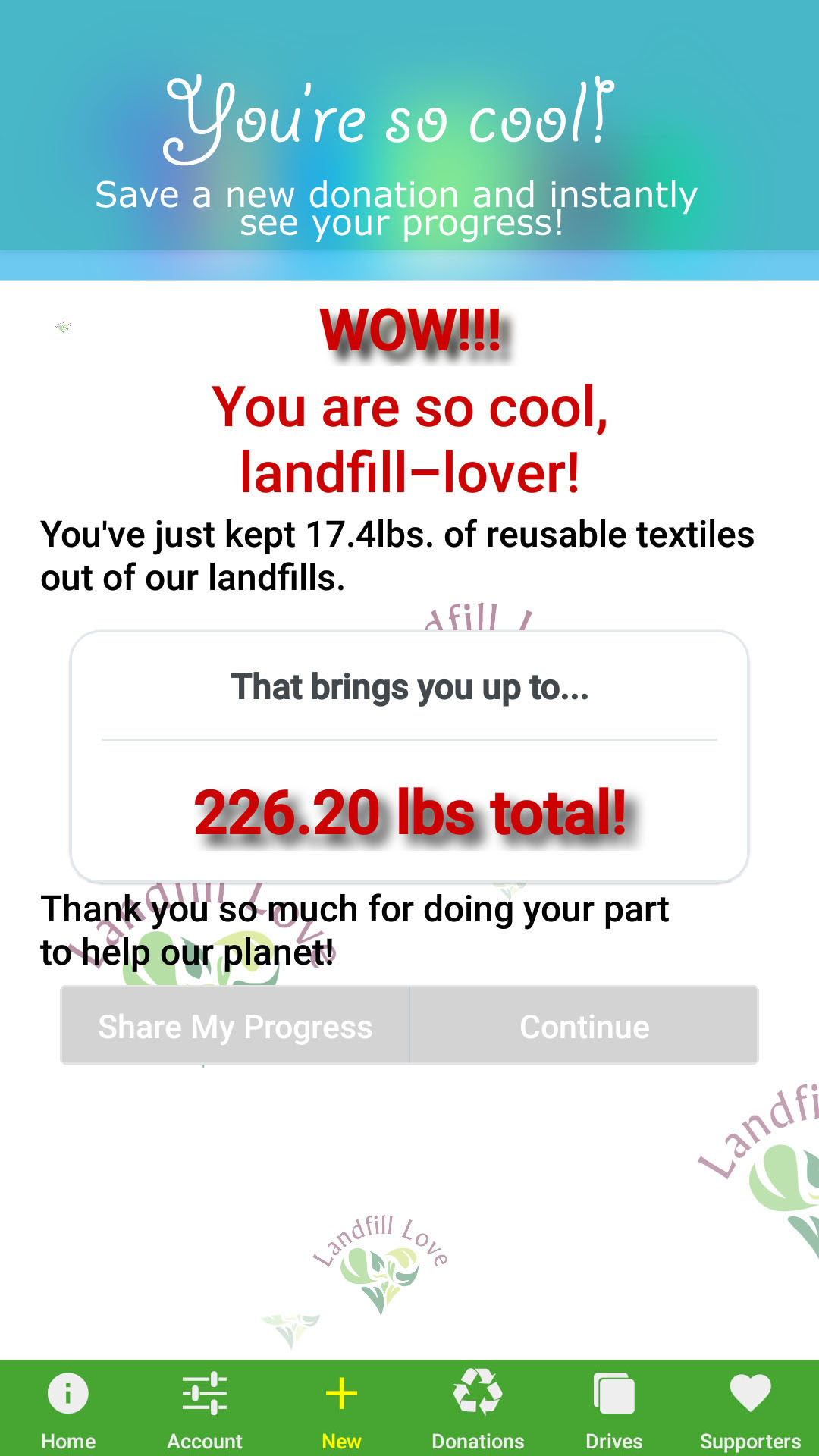 Landfill Love Donation Tracker, Instant Calculator - App on Amazon Appstore
