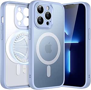 JETech Magnetic Case voor iPhone 13 Pro Max 6,7 Inch Compatibel met MagSafe, Doorschijnende ...