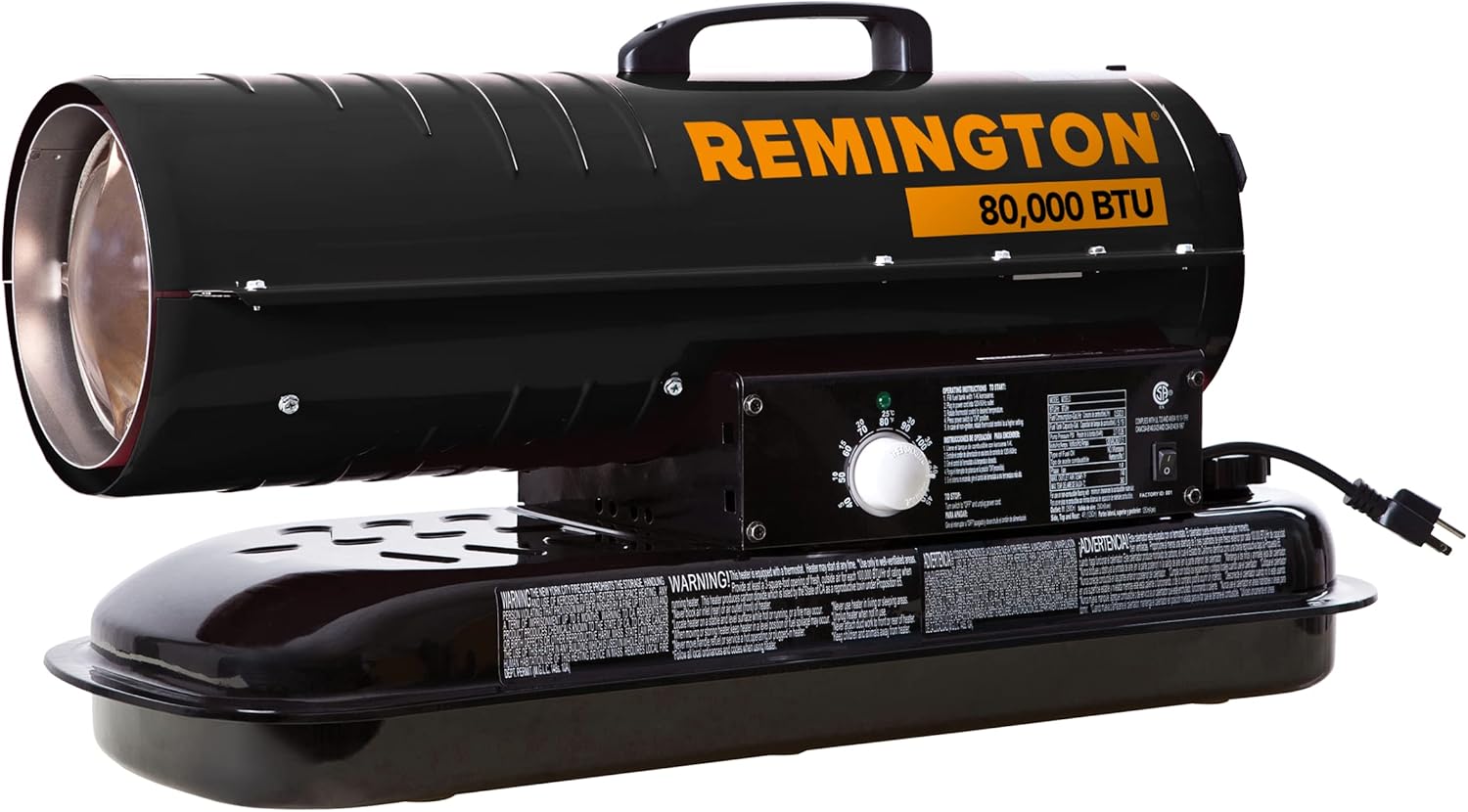 Brandclub - Remington 80,000 BTU Kerosene/Diesel Heater For Warehouses ...